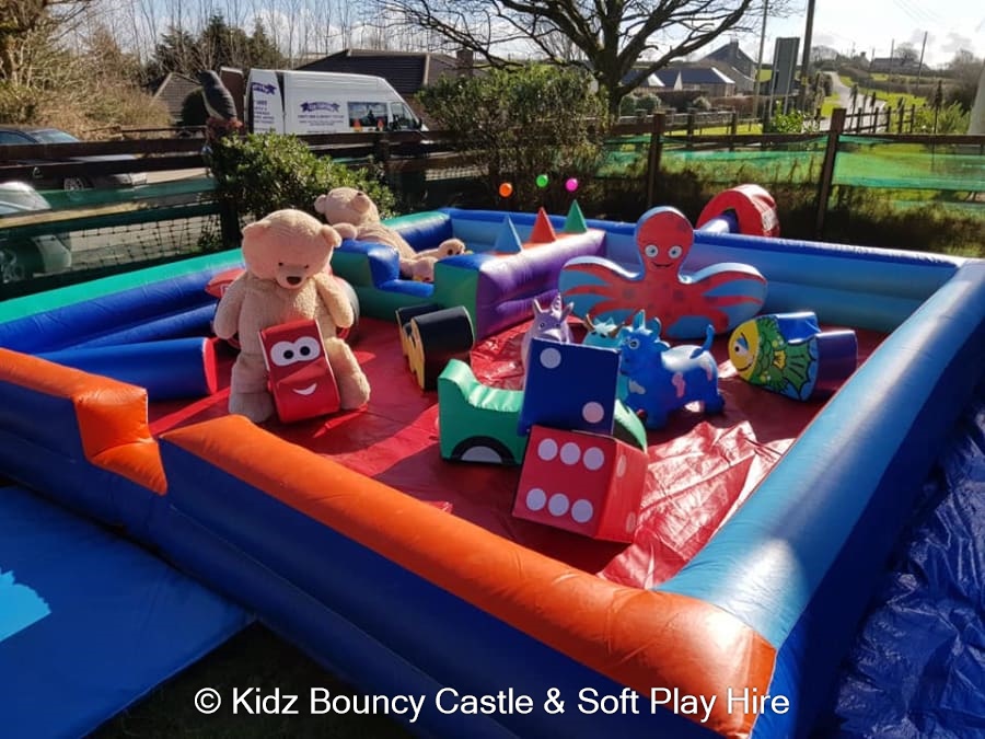 Inflatable Outdoor Soft Play Activity Arena - Bouncy castle, soft play ...